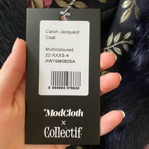 Modcloth | Jackets & Coats | Modcloth X Collectif Caron Jacquard Coat ...